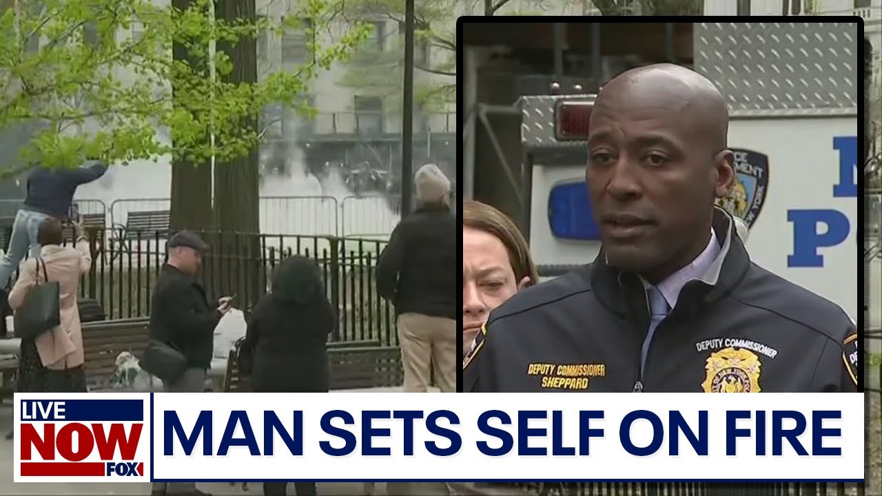 Man who set himself on fire outside Trump trial ID'd as Max Azzarello ...