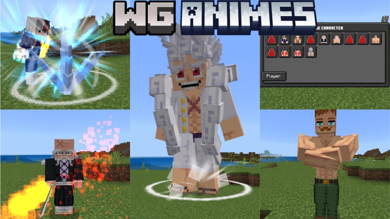 Animes Wg Addon/Mod Minecraft PE! 1.20.30 - YouTube