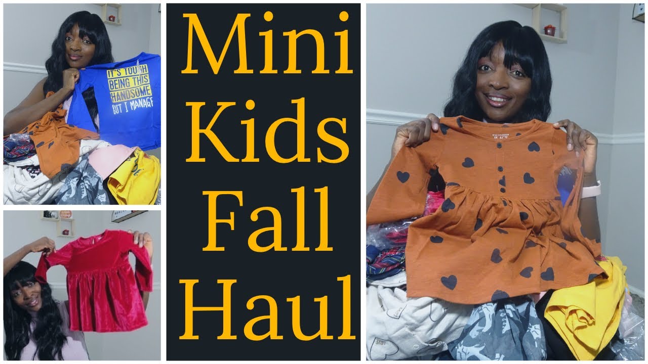 MINI KIDS CLOTHING HAUL - YouTube