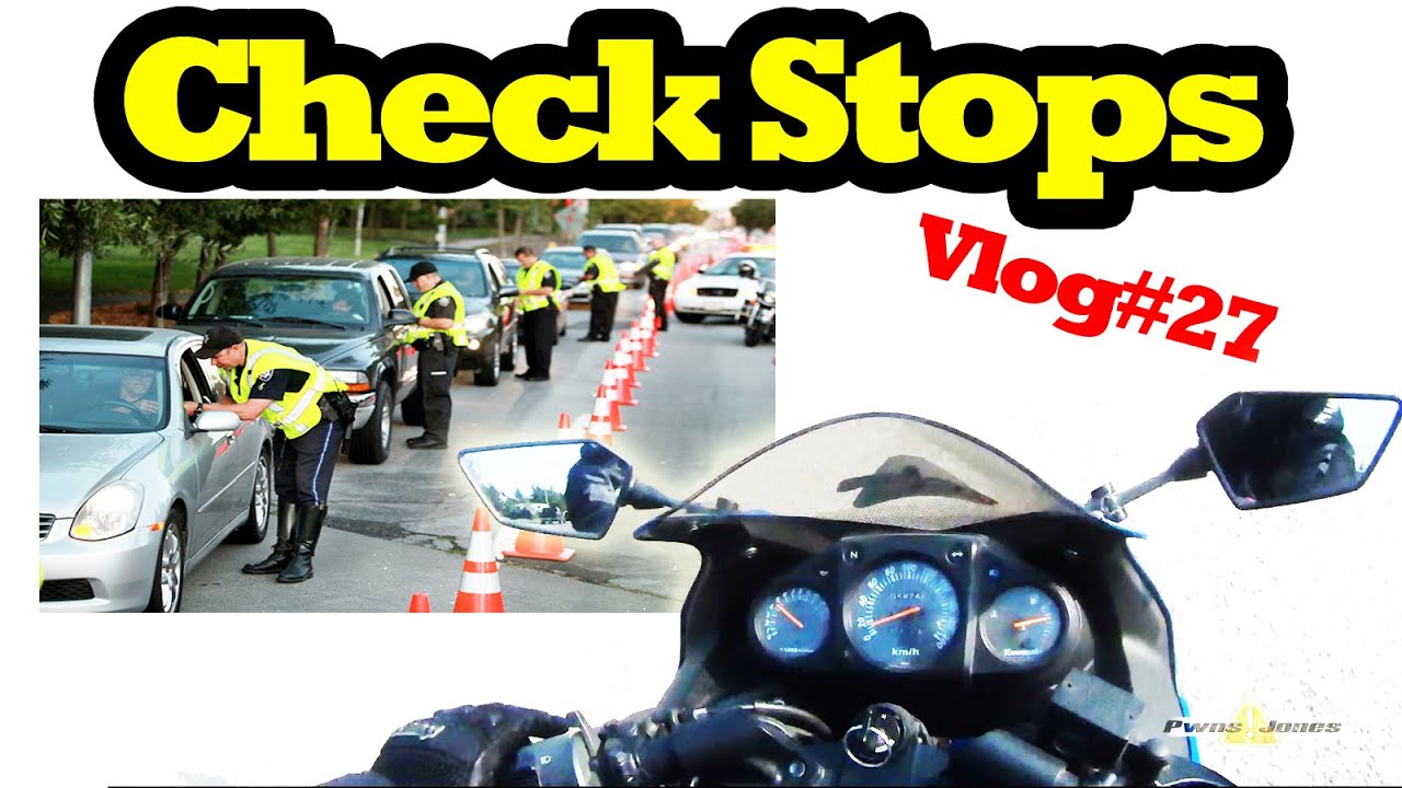 Police Check Stop on Motorcycle - YouTube
