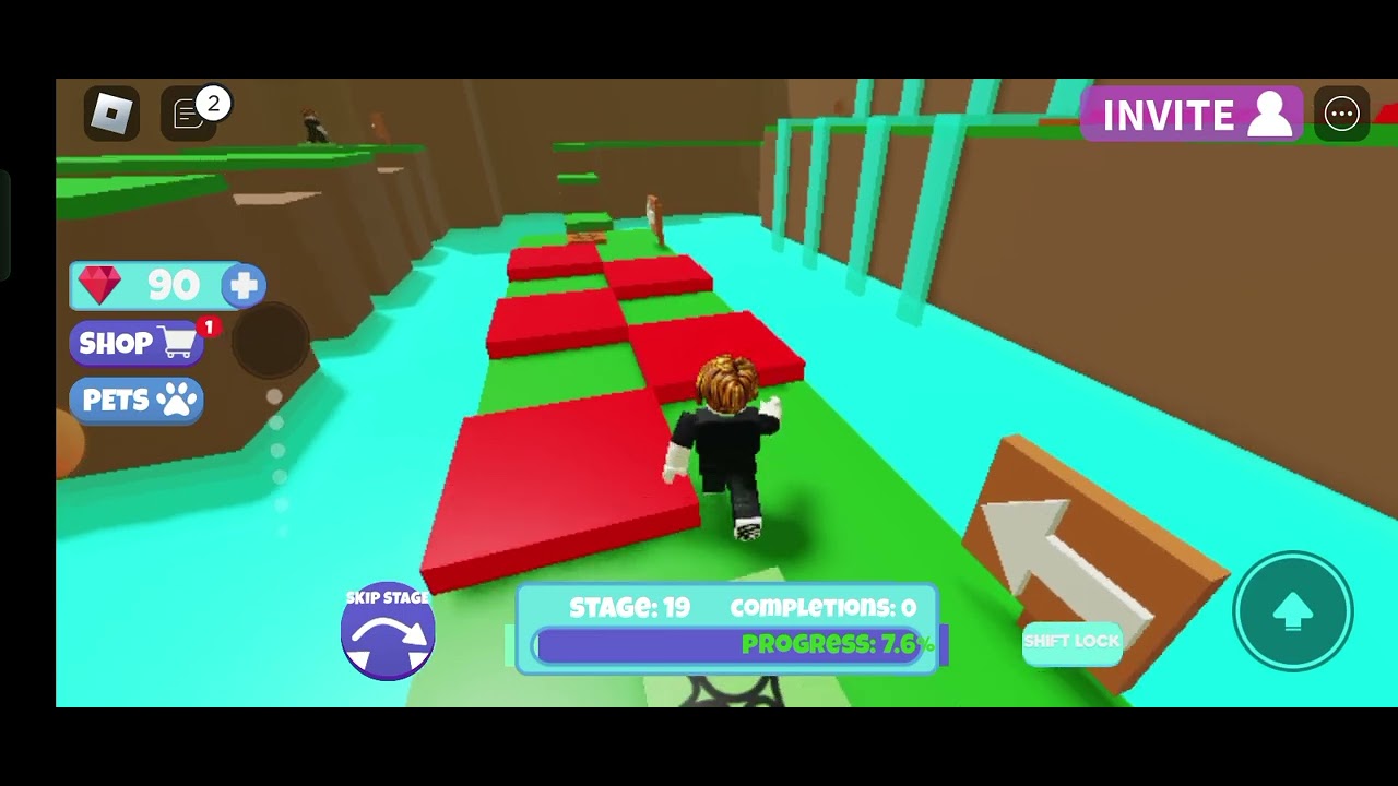 I play the world Parkour in roblox - YouTube