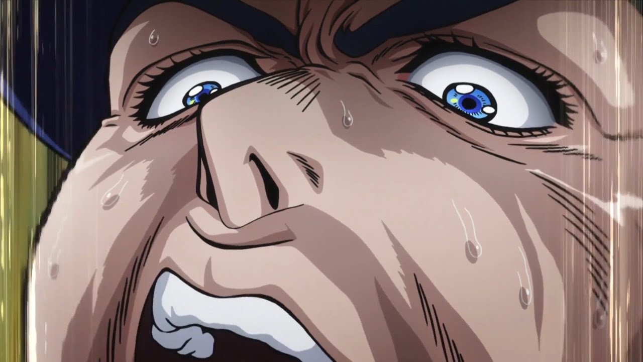 Josuke vs rat-trap (Josuke scream ) - YouTube