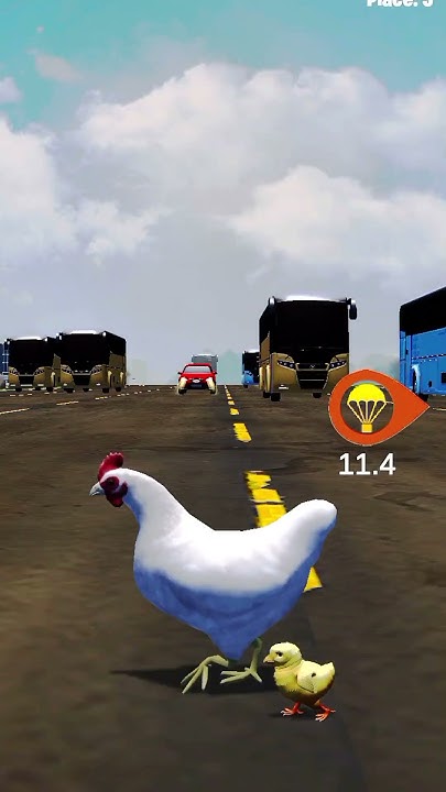 chicken road crossing game #shorts - YouTube