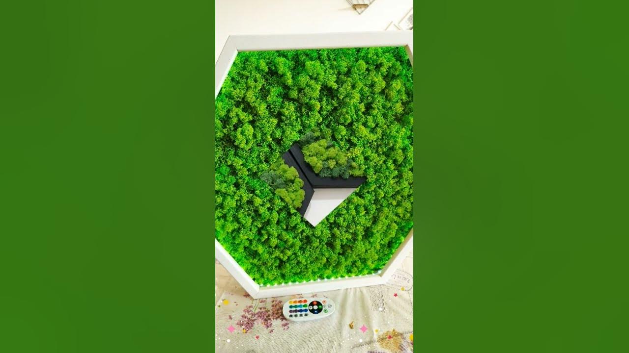 Декорация със скандинавски мъх Youtube
