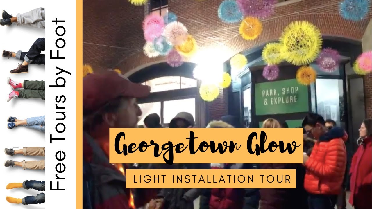 Georgetown Glow Light Show Tour - YouTube