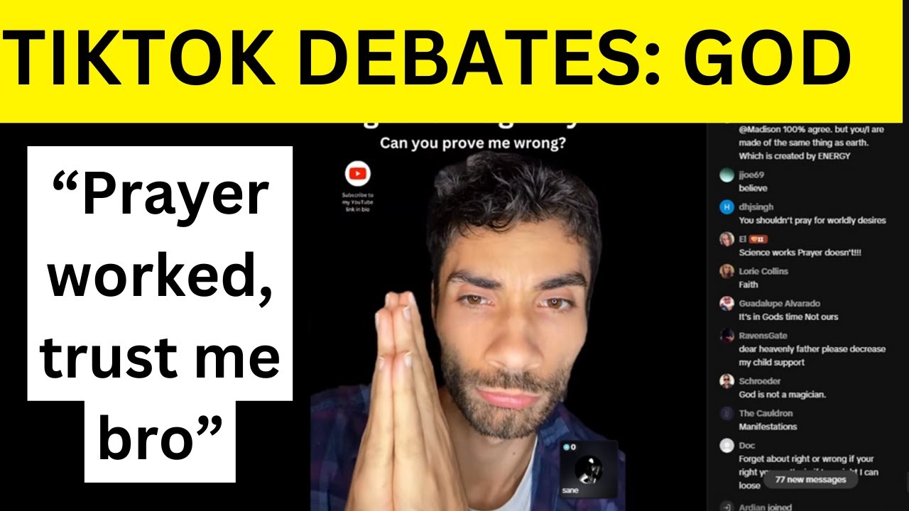 GOD DEBATES: 'PRAYER WORKS, TRUST ME BRO' - YouTube