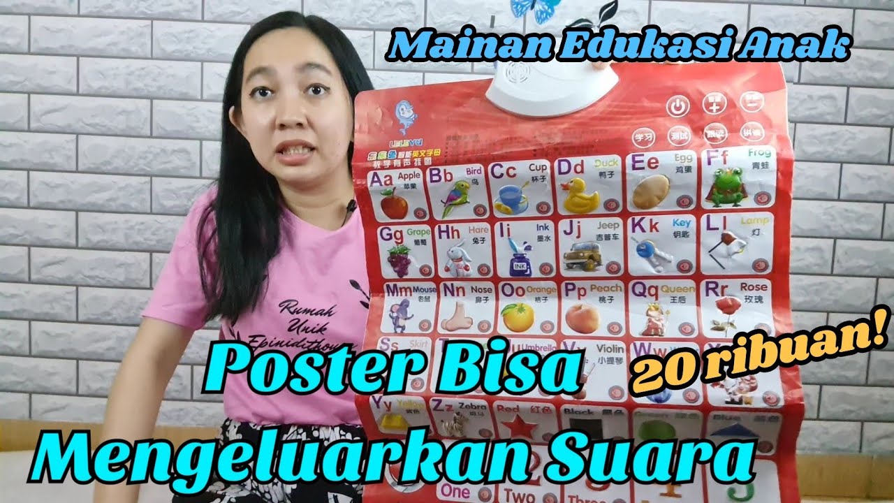 Mainan Edukasi Poster Suara | Mainan Edukatif untuk Anak di Rumah - YouTube