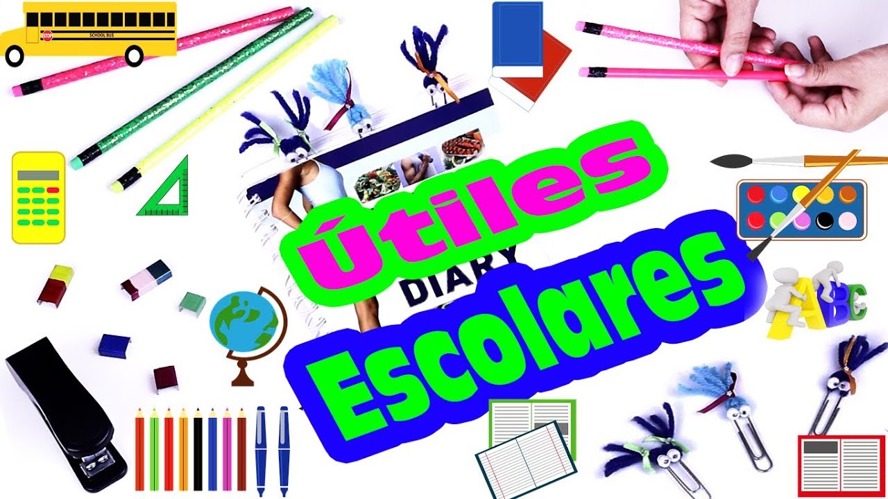 Como decorar útiles escolares / Decorated school utilities - MikoSaa ...