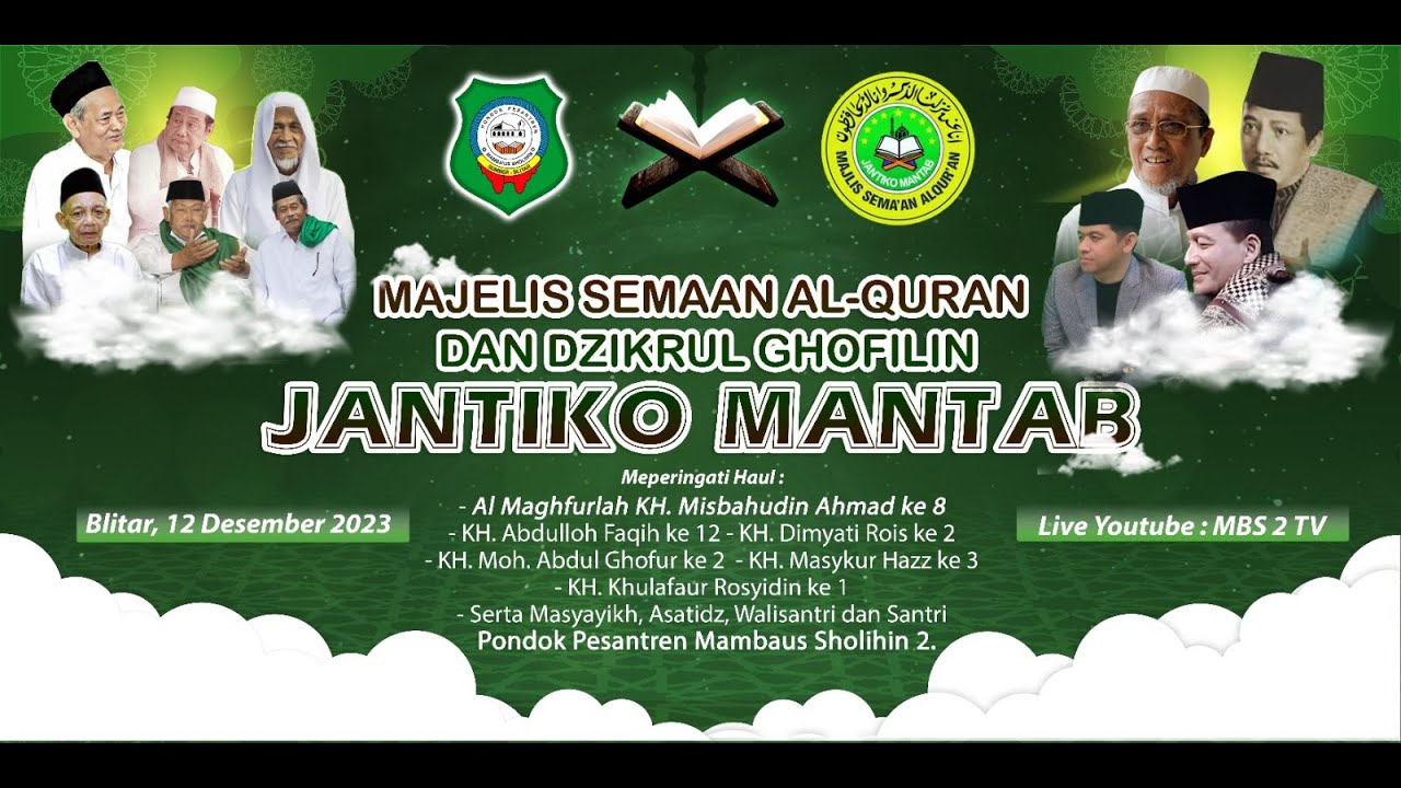 🟢Live MAJELIS SEMAAN AL-QURAN JANTIKO MANTAB - YouTube
