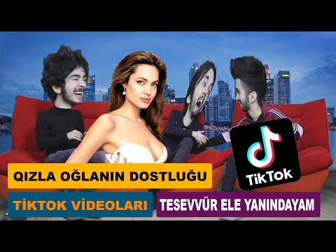 TİKTOK VİDEOLARI , QIZLA OĞLANIN DOSTLUĞU , TƏSƏVVÜR ELƏ YANINDAYAM ( BU VİDEO NİYE VAR?! #2 )