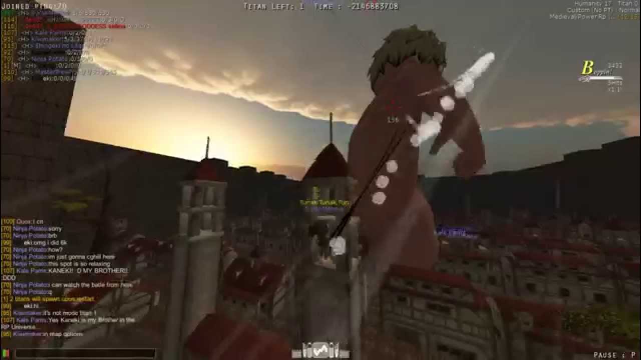 The Largest Titan I've Ever Killed- Aot:The Tribute Game - YouTube