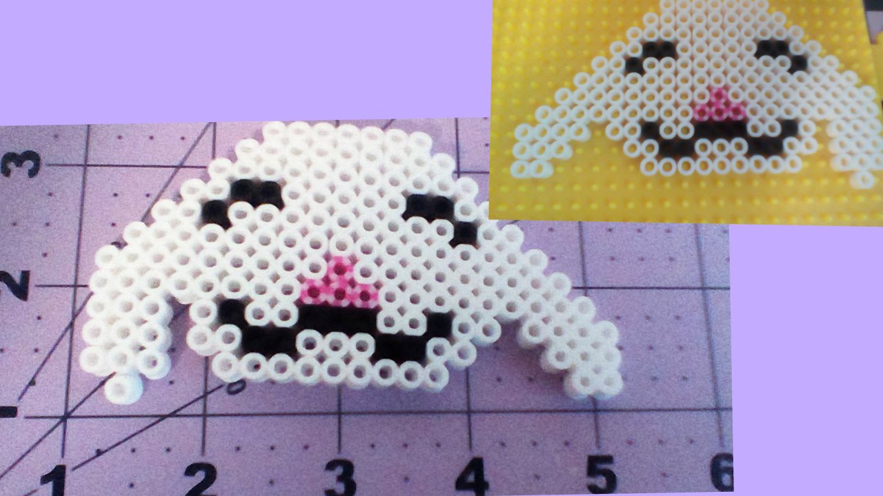 DIY~ How to make a bunny out of Perler Beads~ Tutorial - YouTube