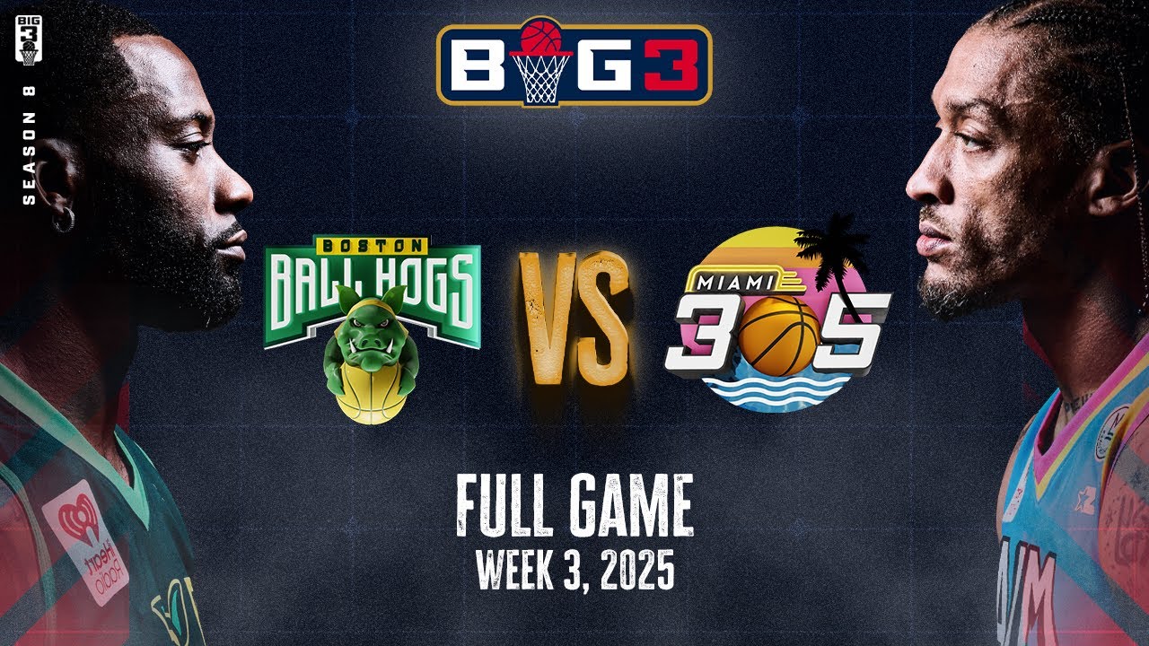 MICHAEL BEASLEY & LANCE STEPHENSON COOK | 2025 BIG3 Week 3 Full Game ...