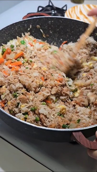 Cooking teriyaki chicken and rice!! - YouTube