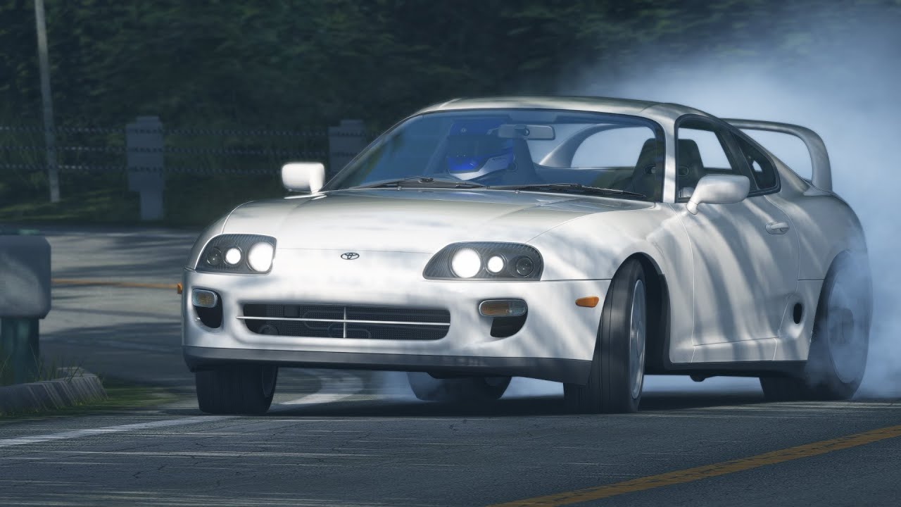 Supra Drifting On Tsukuba Fruits - YouTube