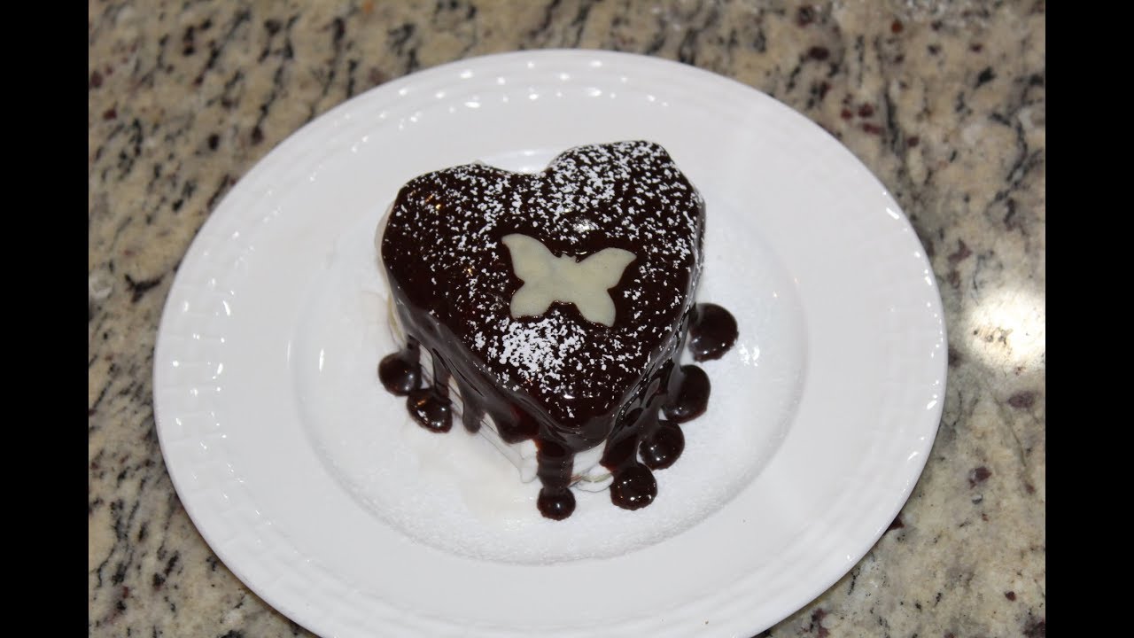 Heart Shape Black & White Mille Crepe - YouTube