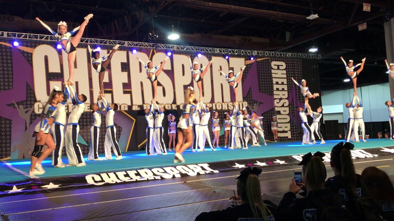 Stingray Allstars STEEL Cheersport Regionals 2016 12/04 - YouTube