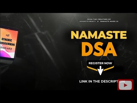 Namaste DSA Course Launch: Master DSA with Expert Guidance! - YouTube