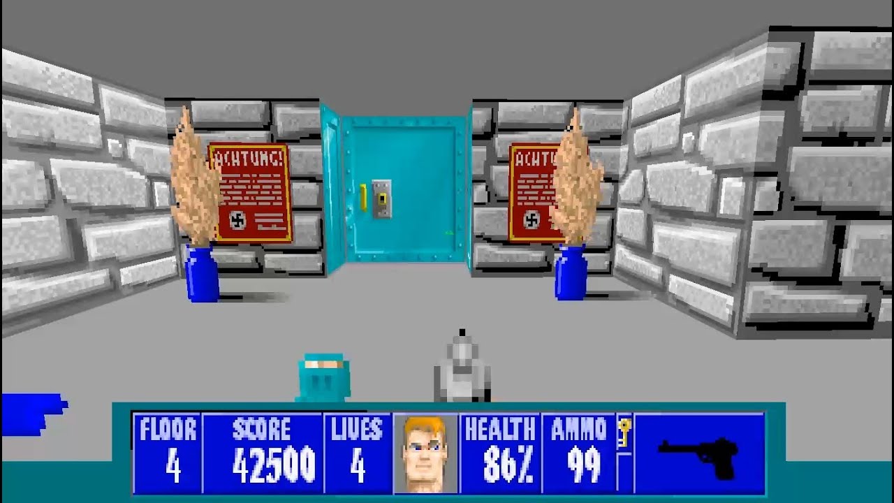 DOOM MOD Wolf3D WOLF 3D Demo NORMAL WALK ANIMATION LIKE DOOM ...