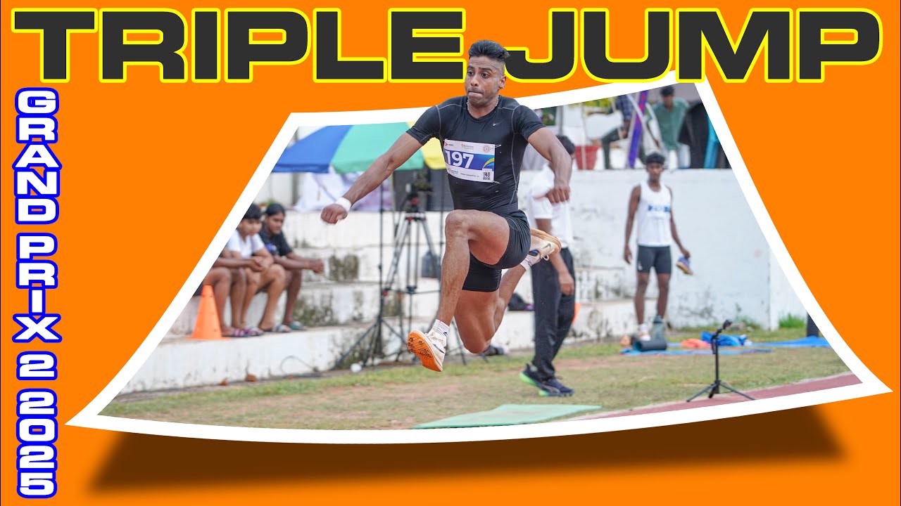 MEN'S TRIPLE JUMP INDIAN GRAND PRIX 2 - 2025 - YouTube
