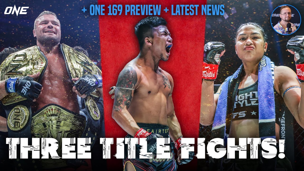 ONE 169 preview LIVE! + latest ONE Championship news + Cutman Pako ...