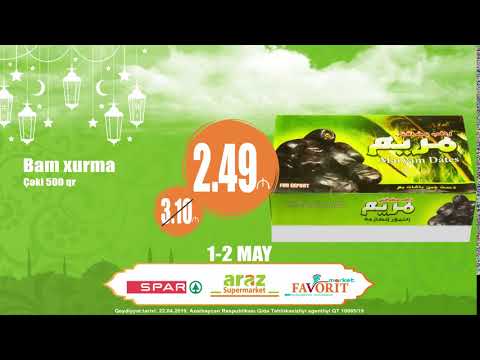 Arazda Ramazan endirimi 1 2 May