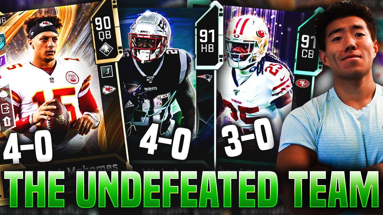 ALL UNDEFEATED TEAM! PATRICK MAHOMES, RICHARD SHERMAN, & MORE! Madden ...