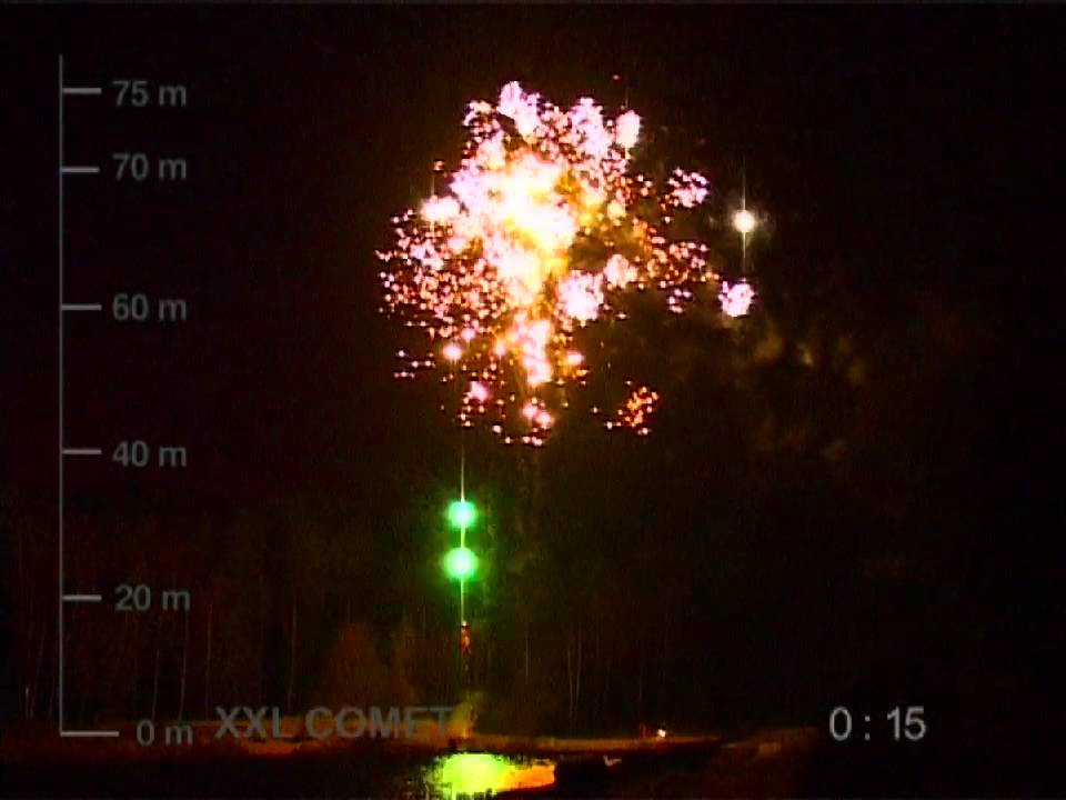 XXL Comets ( Tropic Fireworks ) - YouTube