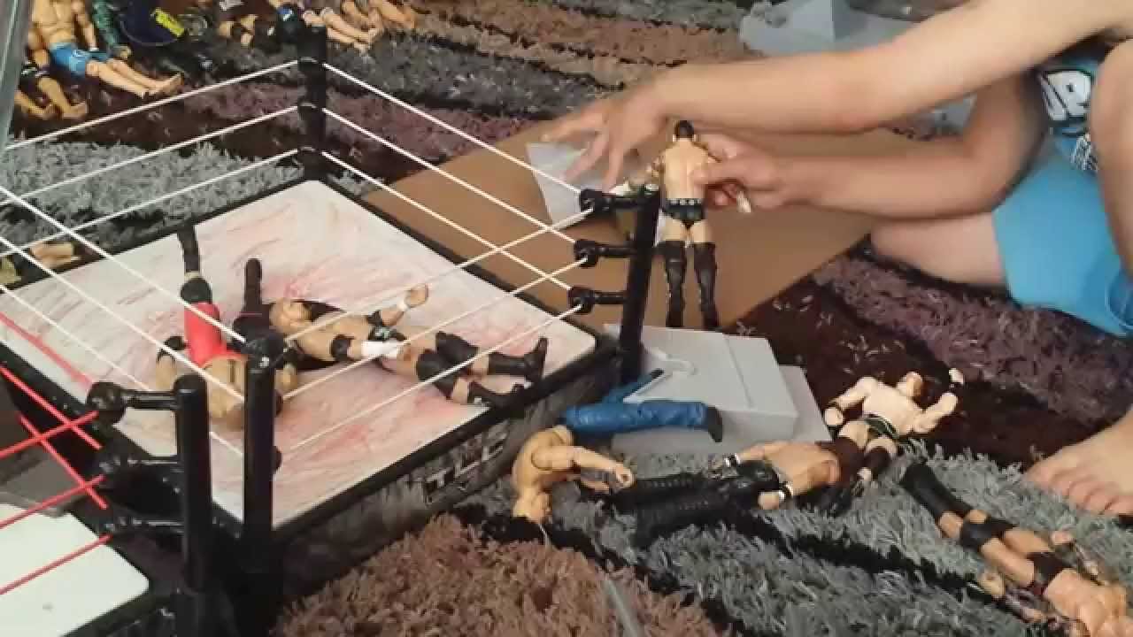 Ladder Match WWE Action Figures PT 1 - YouTube