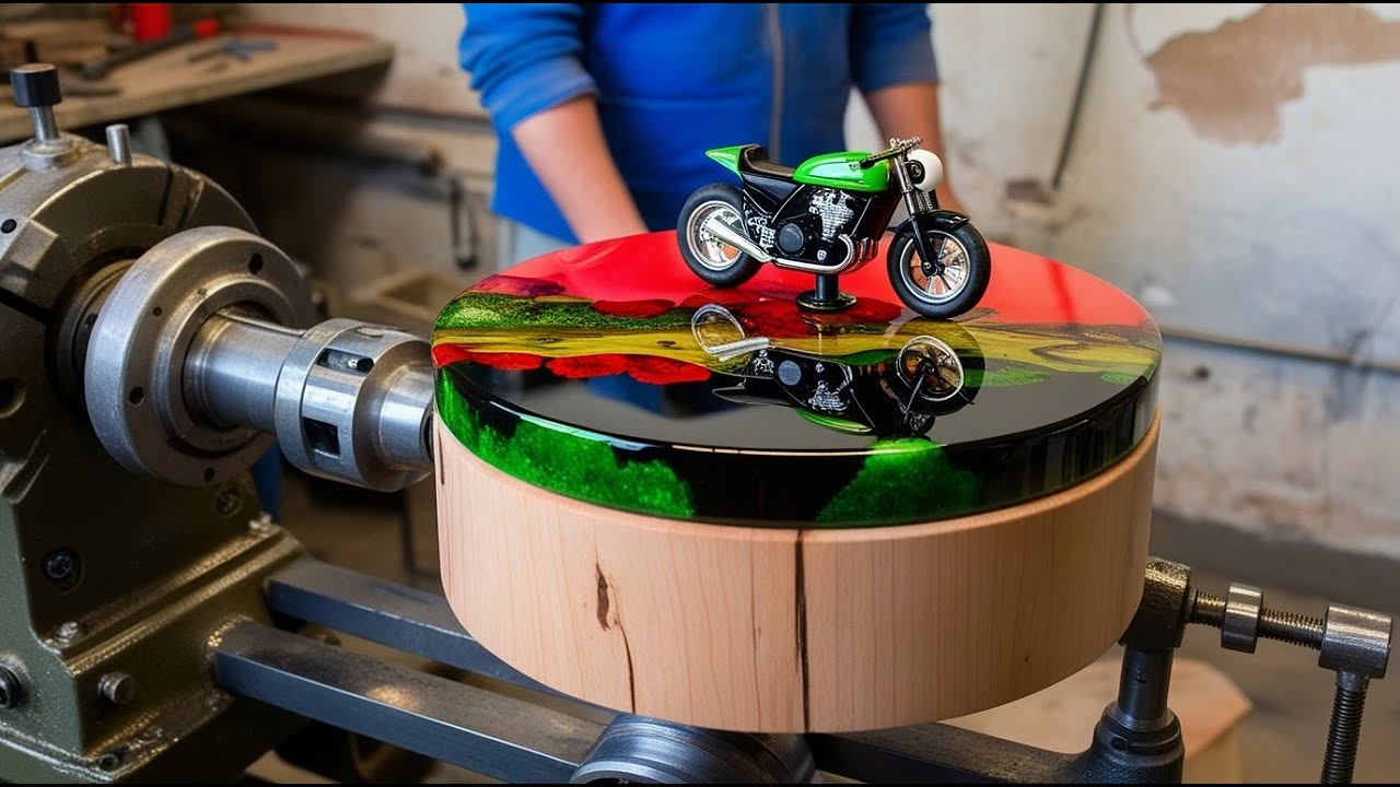 You Will Be Surprised To Watch This Video: Motorcycle Model Placed In ...