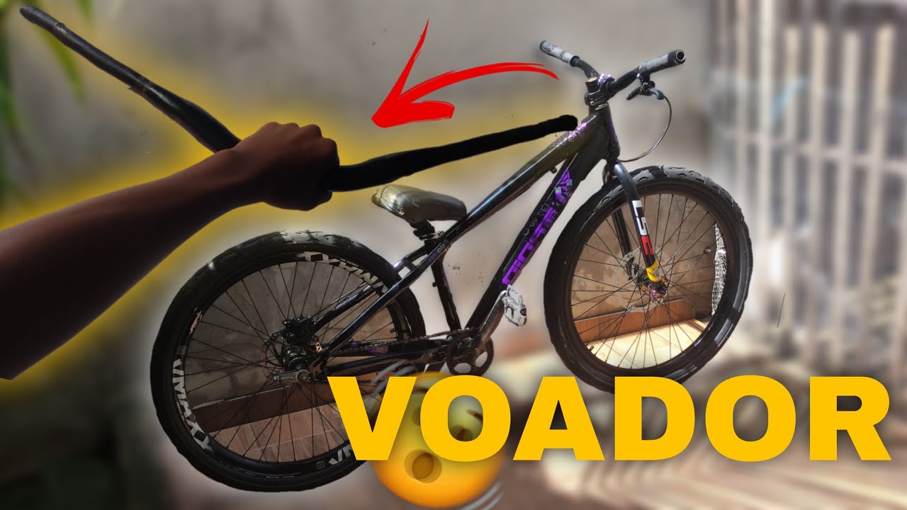 COLOQUEI O GUIDOM VOADOR KALIN NA MINHA BIKE OLHA COMO FICOU 😱😱 - YouTube