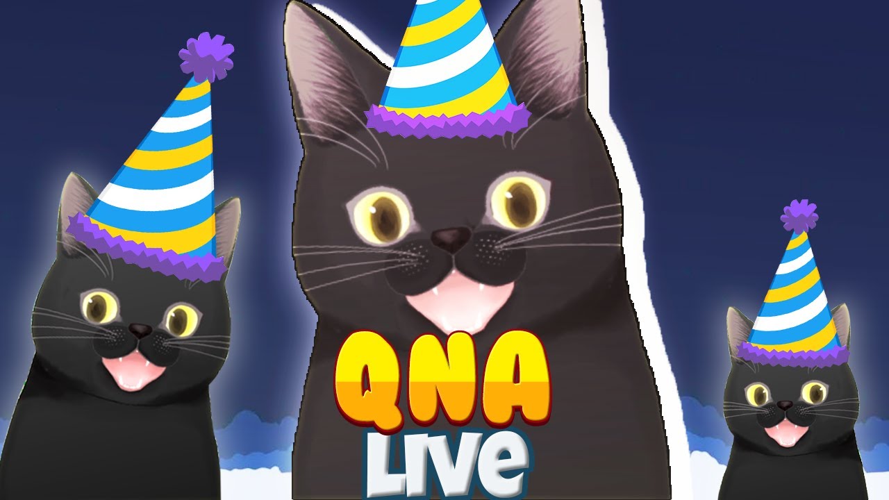 【QNA】500k + 600k Subs ( Hari Ultah kucing imut jomblo) - YouTube