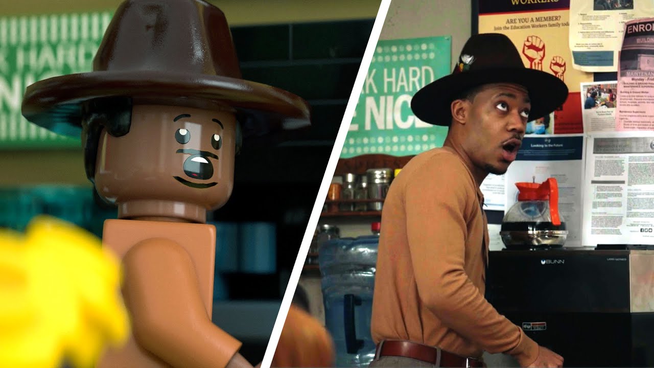 Abbott Elementary ... in LEGO | Gregory's Hat [Blender Animation] - YouTube