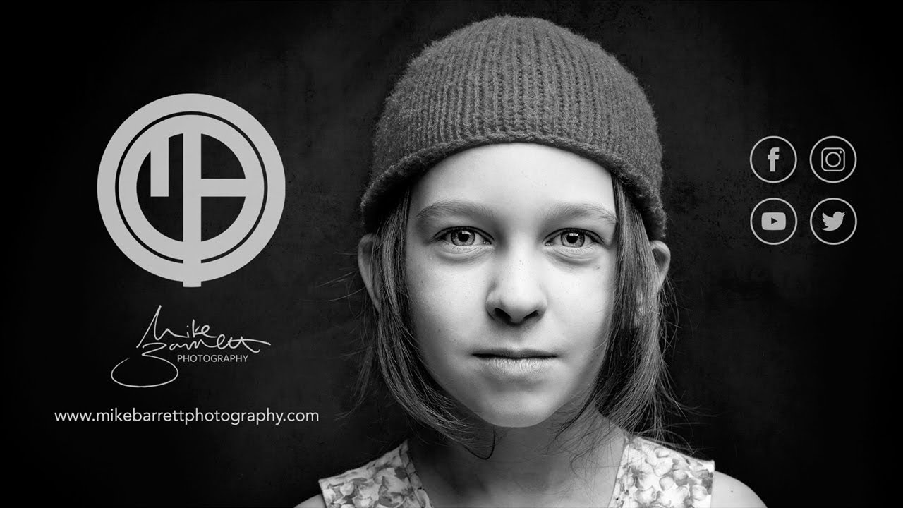 Mike Barrett Photography - Studio Portrait Edit - YouTube