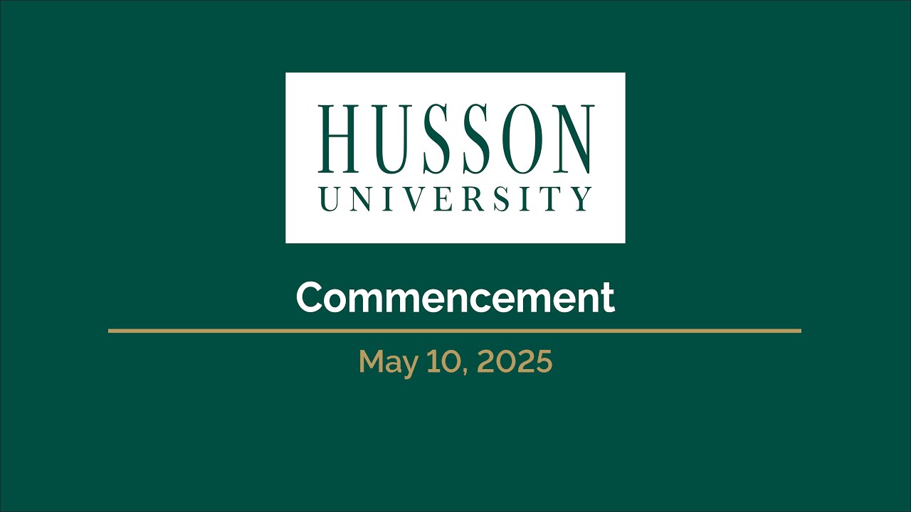 Husson University Commencement 2025 - YouTube