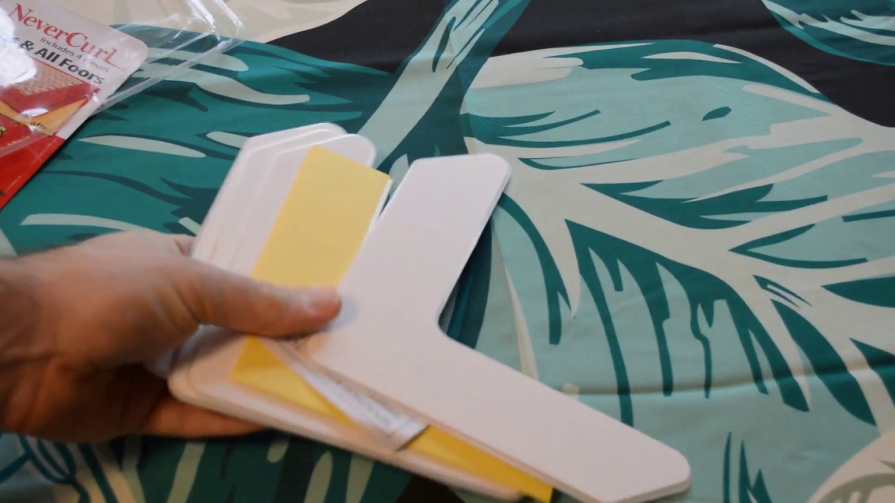 NeverCurl Instantly Stop Curling Rug Corners Review - YouTube