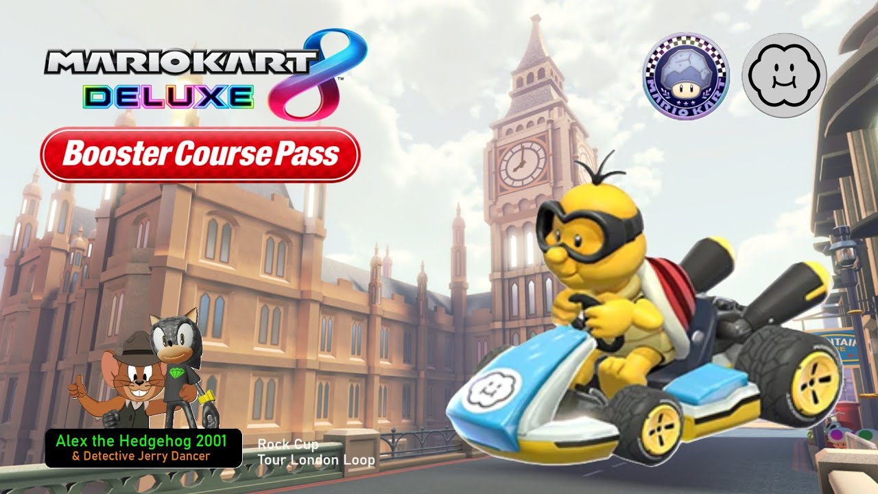 Mario Kart 8 Deluxe - Rock Cup, Tour London Loop with Lakitu - YouTube