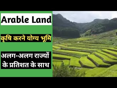 Arable Land of world & India . विश्व और भारत की कृषि योग्य भूमि ...