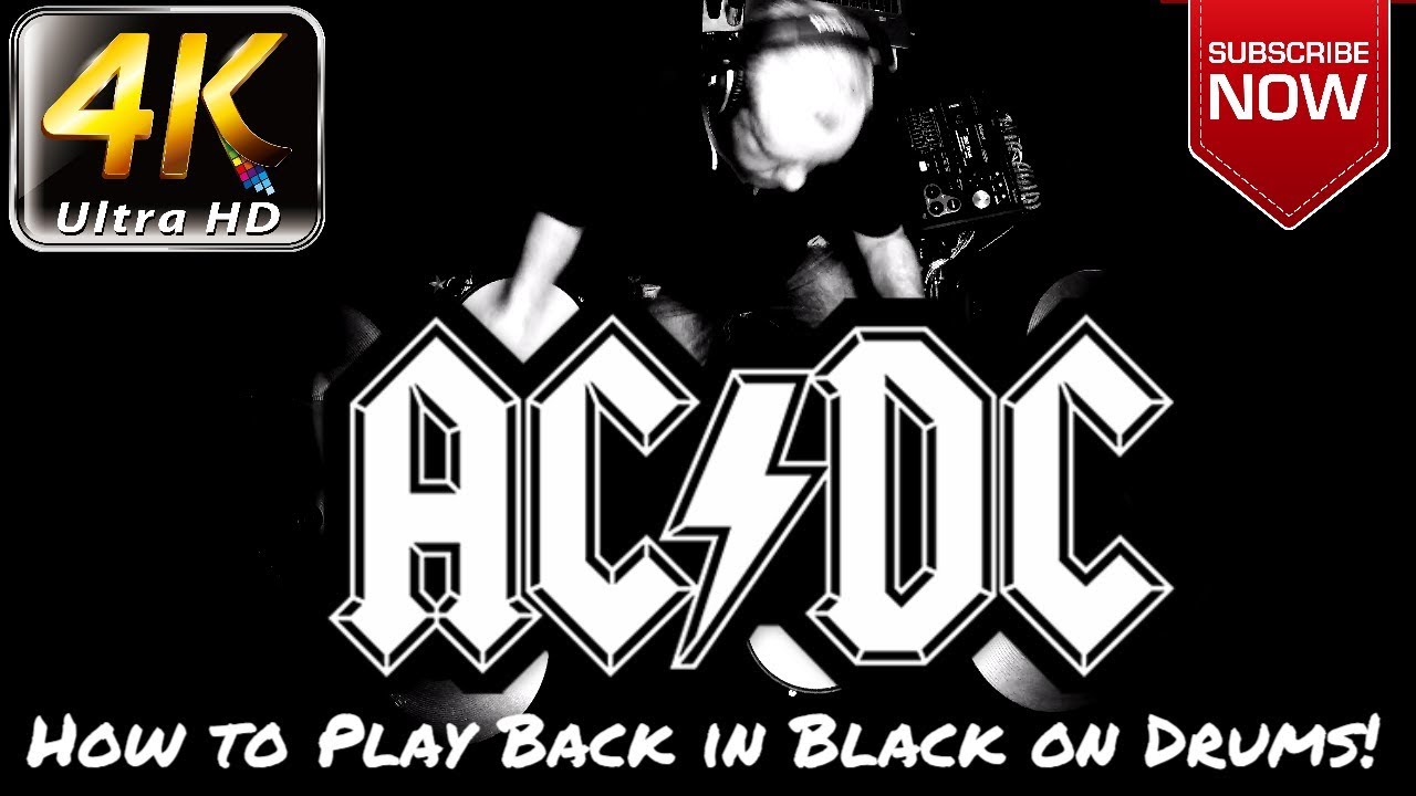 How to Play - AC/DC Back in Black - Drums Only (4K) - YouTube