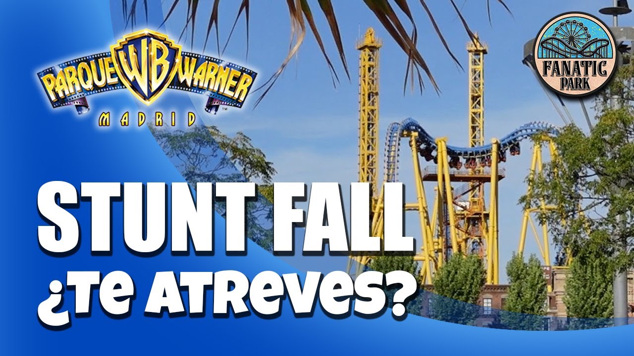 Stunt Fall, ¿el mejor drop de Parque Warner? - YouTube