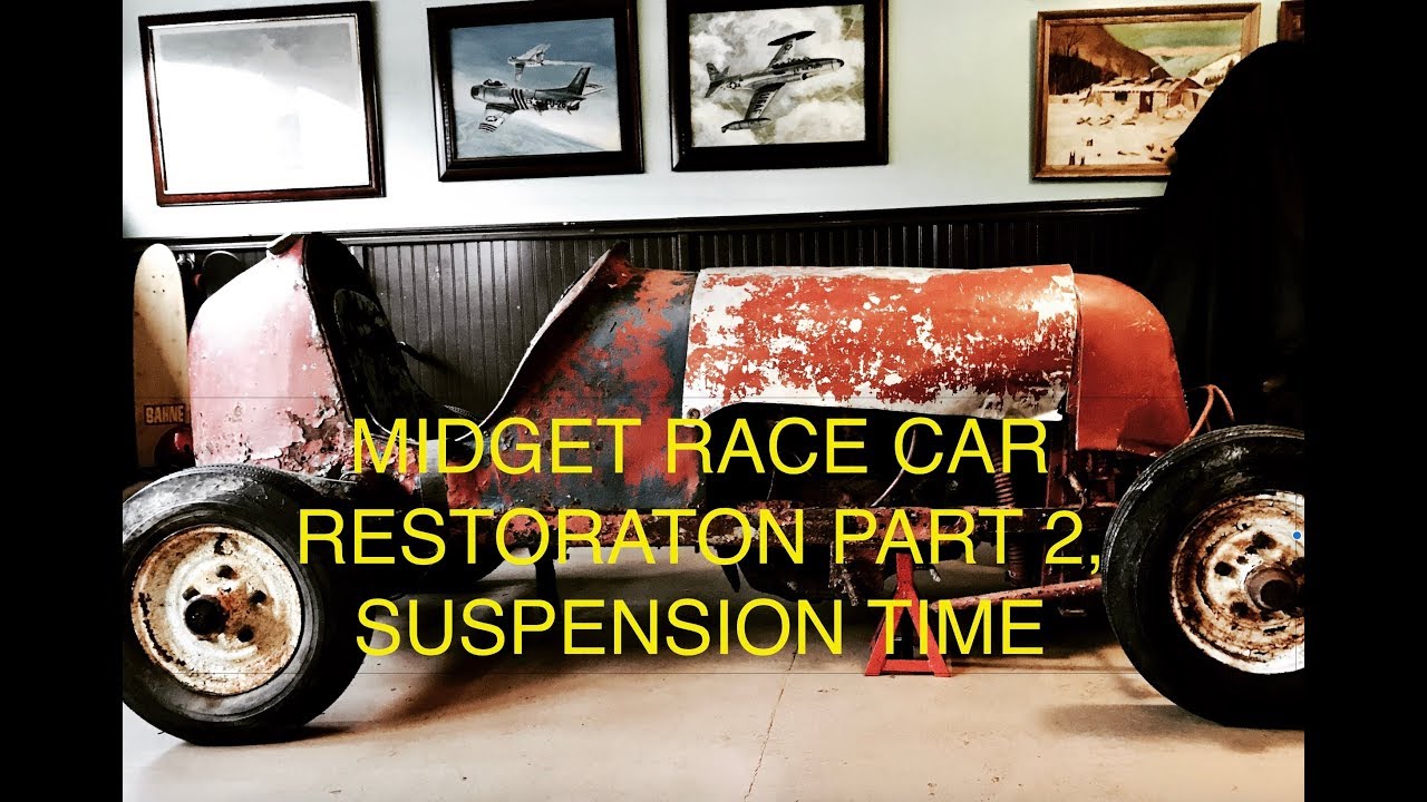 Midget Race Car Restoration Part 2, Broken Suspension - YouTube