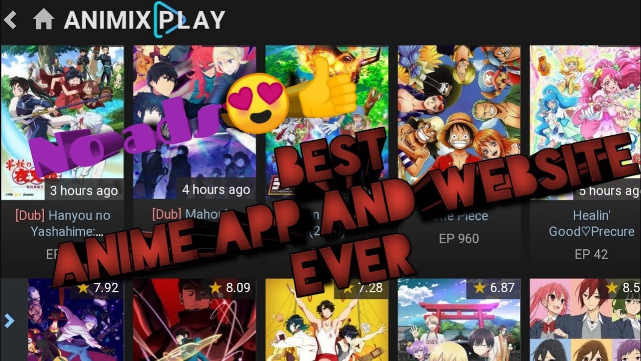 Best anime watching app and website ever!!! Ads free😲😲😲 - YouTube