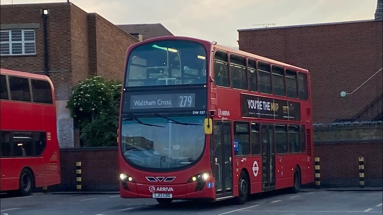 Fast Driver | Route 279 | DW527 LJ13CDO | Wright Gemini 2 - YouTube