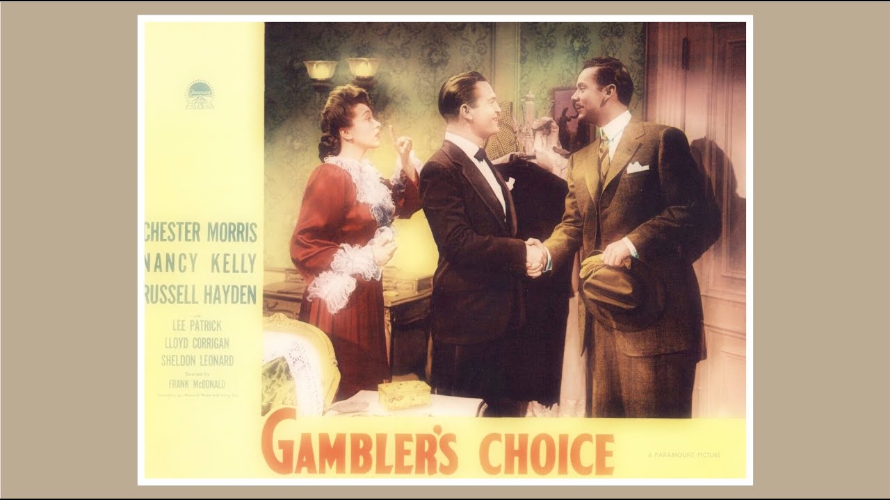 Gambler's Choice 1944 Crime Drama Chester Morris Nancy Kelly Russell ...