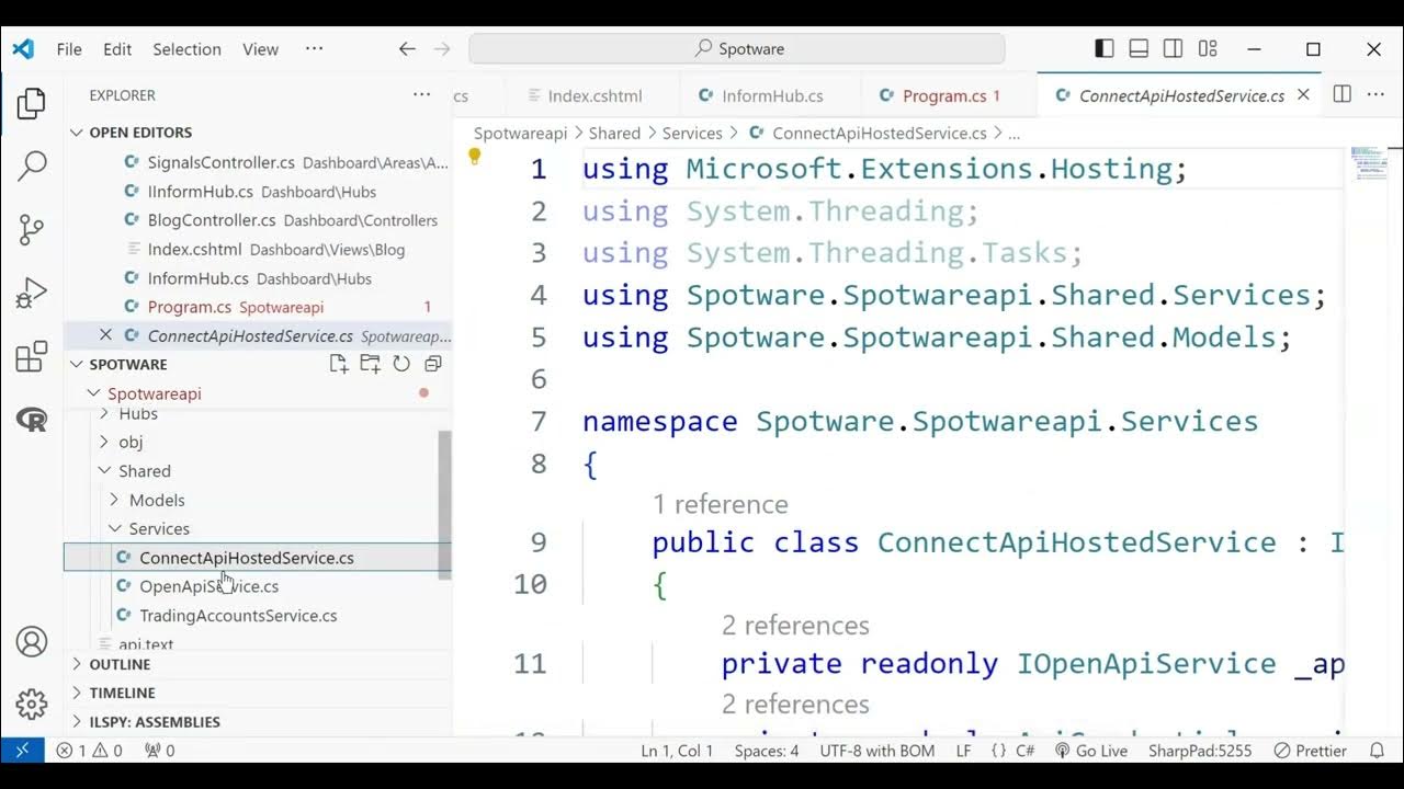 cTrader Open API- Connecting cTrader Backend with ASP.NET Core Signal Dashboard - YouTube
