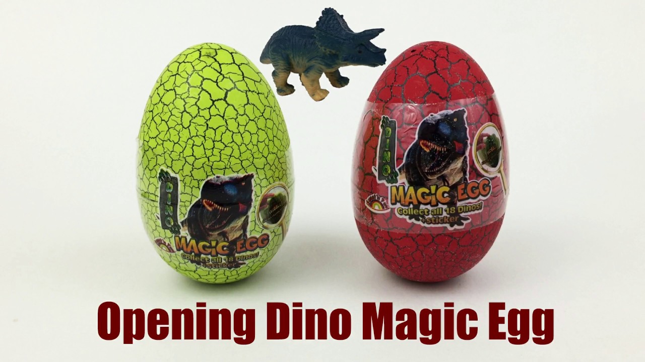 Opening Dino Magic Egg - YouTube