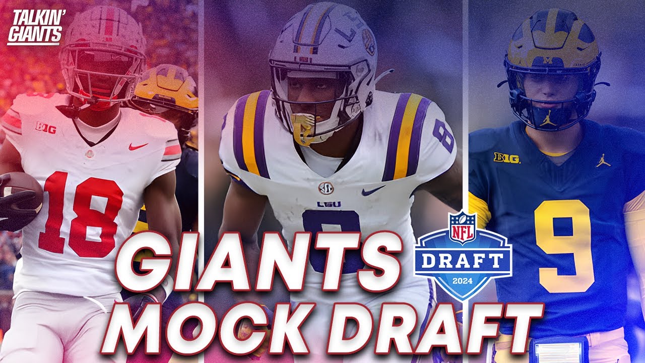 New York Giants 2024 Mock Draft - YouTube