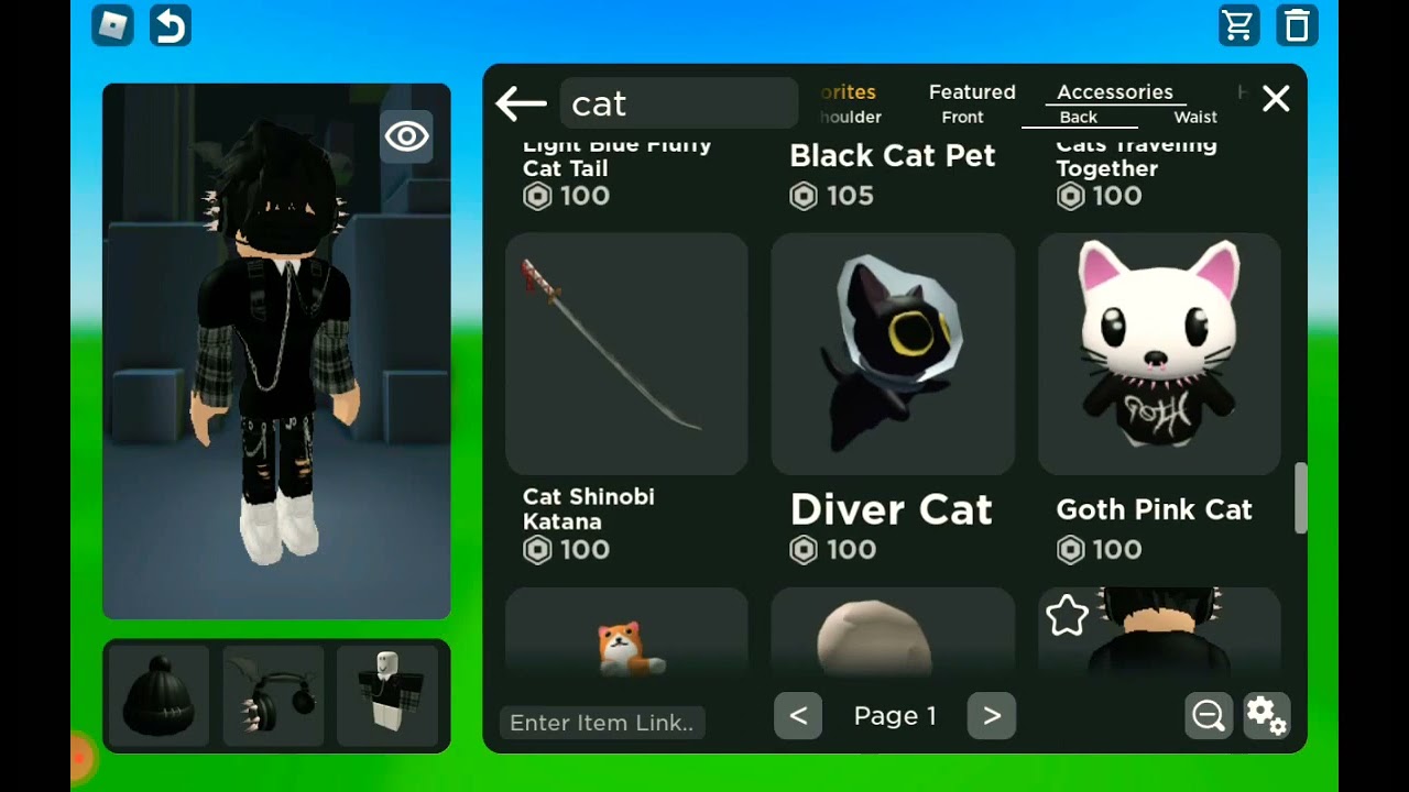 Tutorial to make emo avatar on roblox catalog avatar creator - YouTube