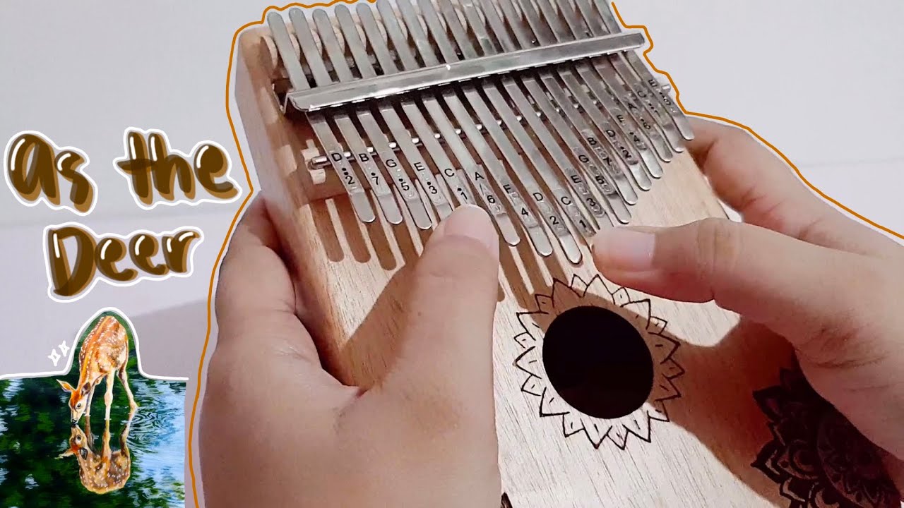 As The Deer 🦌 -- Kalimba Cover [first timer ㅠㅠ] - YouTube