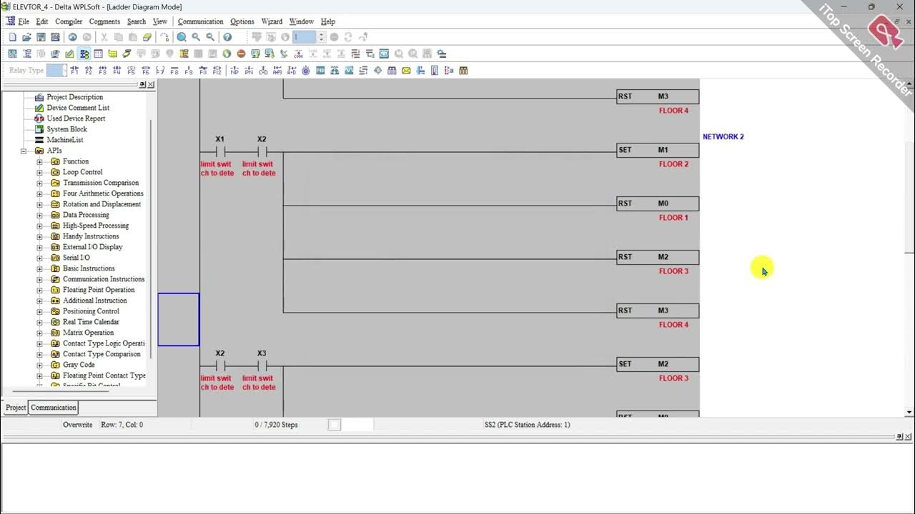 DELTA PLC [ ELEVATOR PART-1 ] PROGRAMMING - YouTube